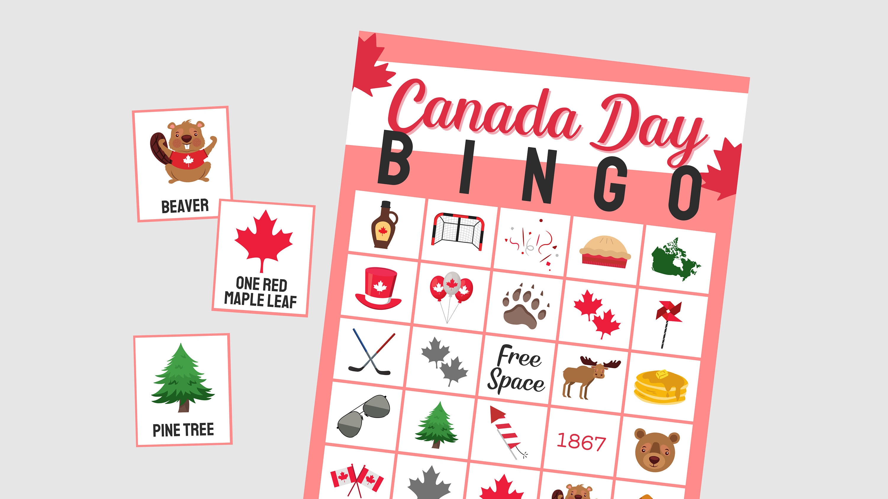 Canada Day Bingo, Bingo Cards Printable, Independence Day Game, Bingo ...