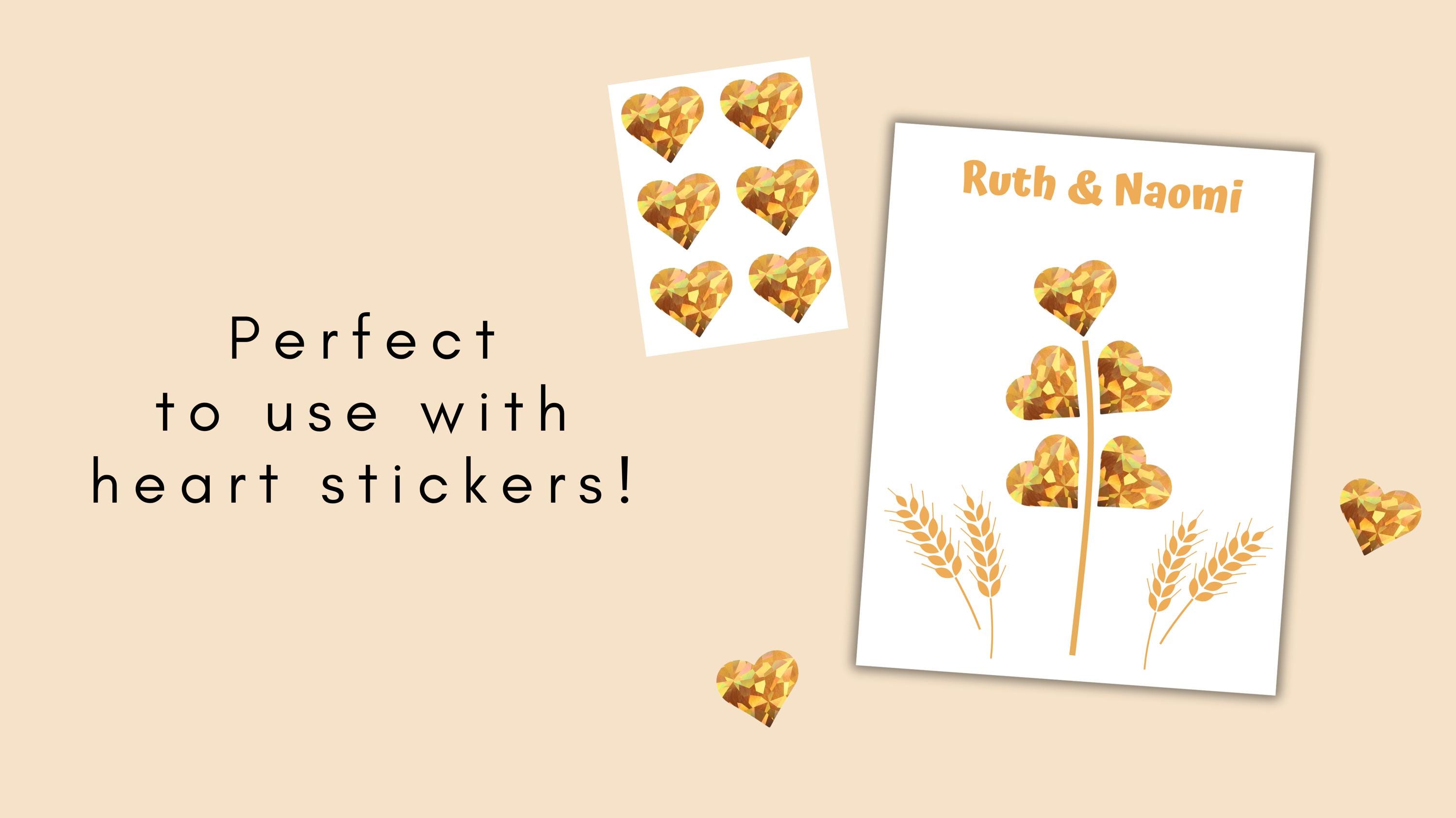 Ruth and Naomi Craft, Ruth Bible Craft, Sunday School Craft Printable ...