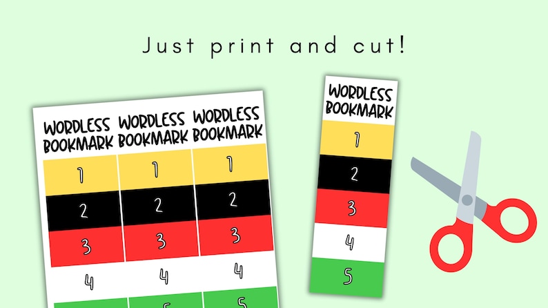 Wordless Book Bookmark, Colors of Salvation, Sunday School Printables ...