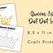 Esther Bible Craft, Queen Esther, Dot Dot Sheet, Dot Marker Page, Do A ...