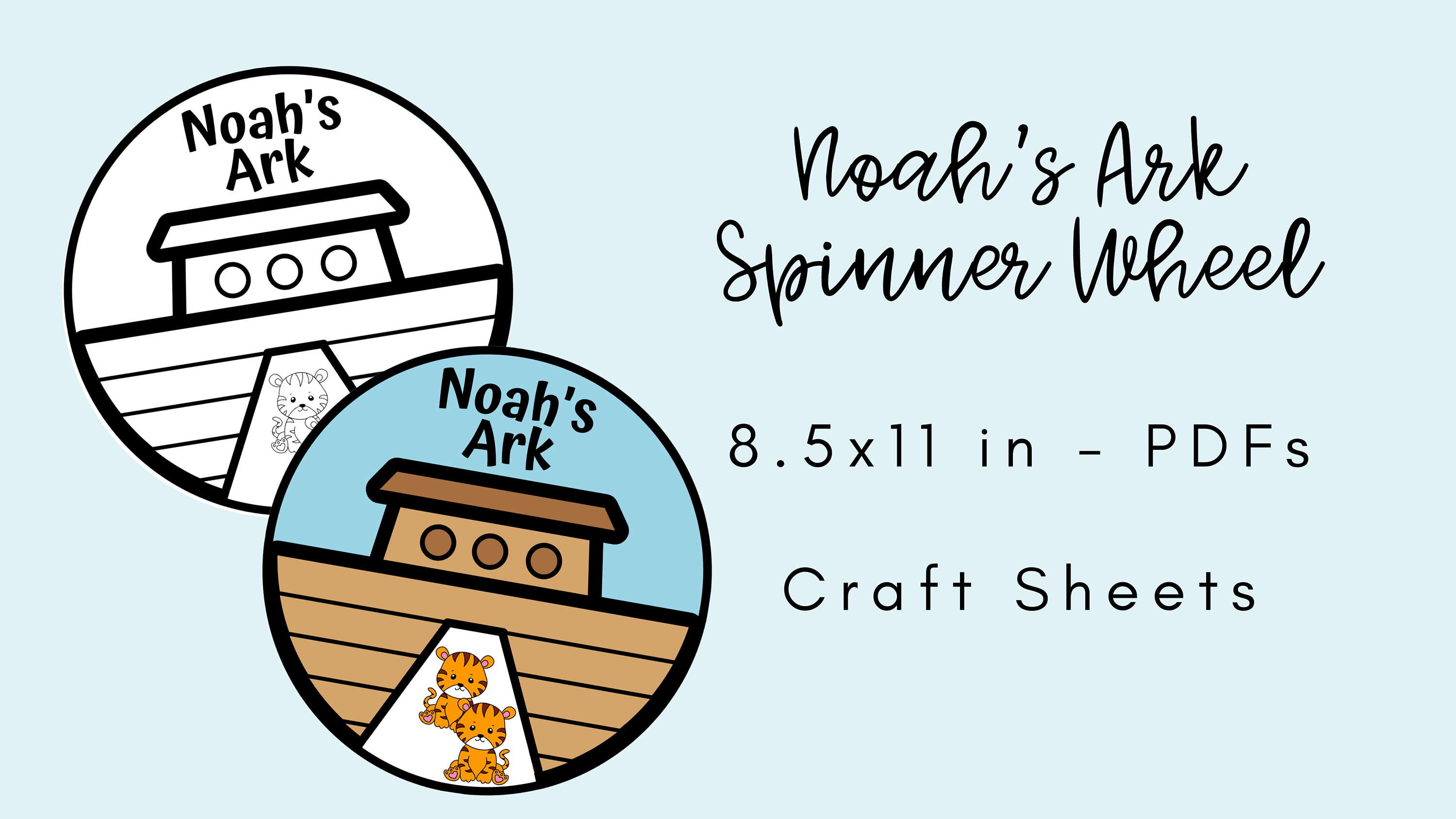 Noah's Ark Craft, Spinner Wheel Craft, Christian Crafts, Crafts for ...