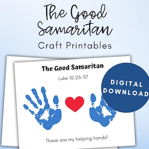 The Good Samaritan Craft for Kids, Love Your Neighbor, Sunday School ...