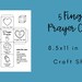 5 Finger Prayer Cube, Christian Crafts, Crafts for Kids Printable ...