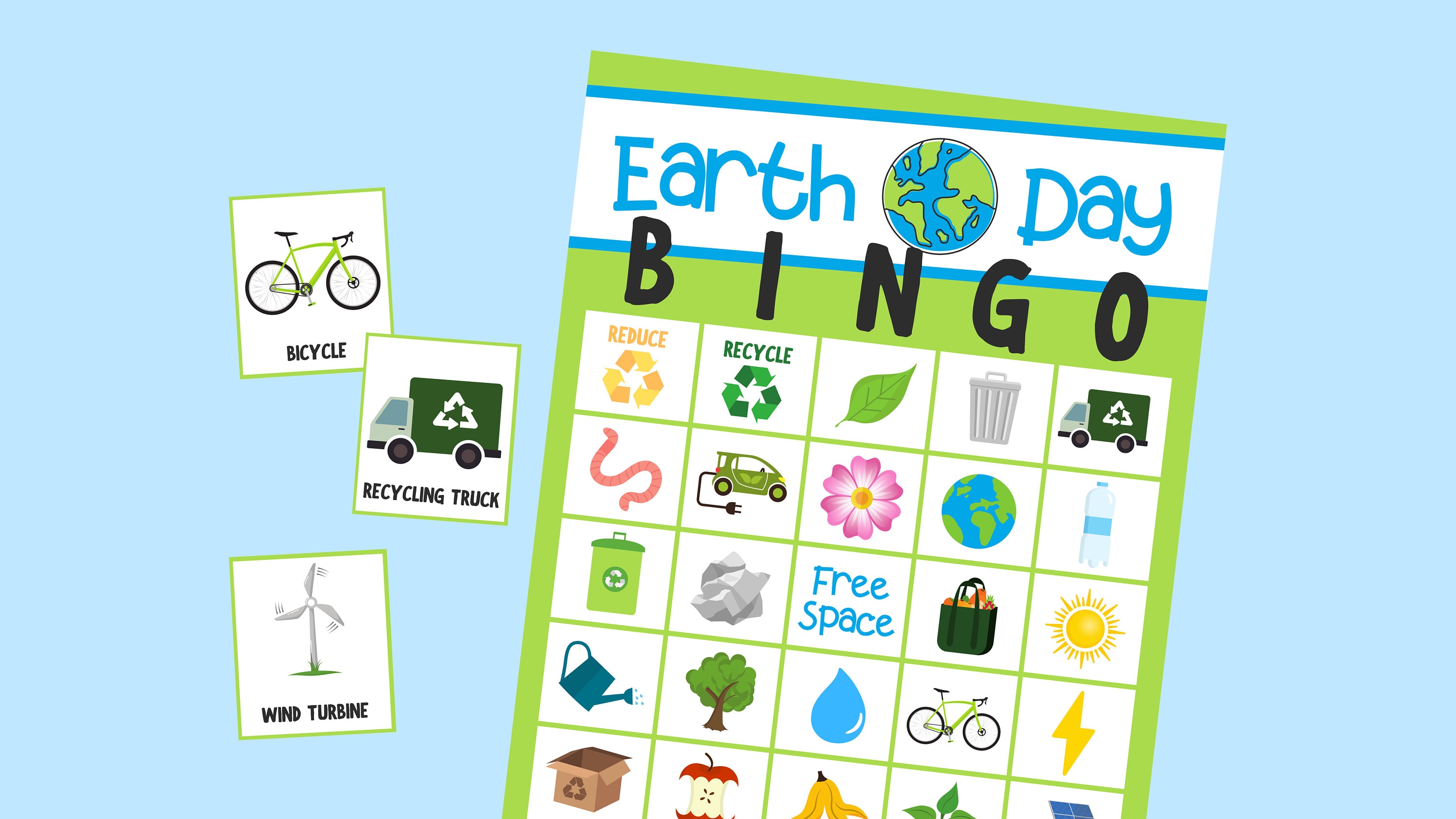 Earth Day Bingo Bingo Cards Printable Bingo Game Bingo Game - Etsy
