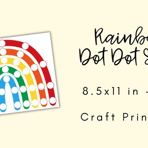 Rainbow Craft, Dot Marker Coloring, Do A Dot Preschool, Sunday School ...