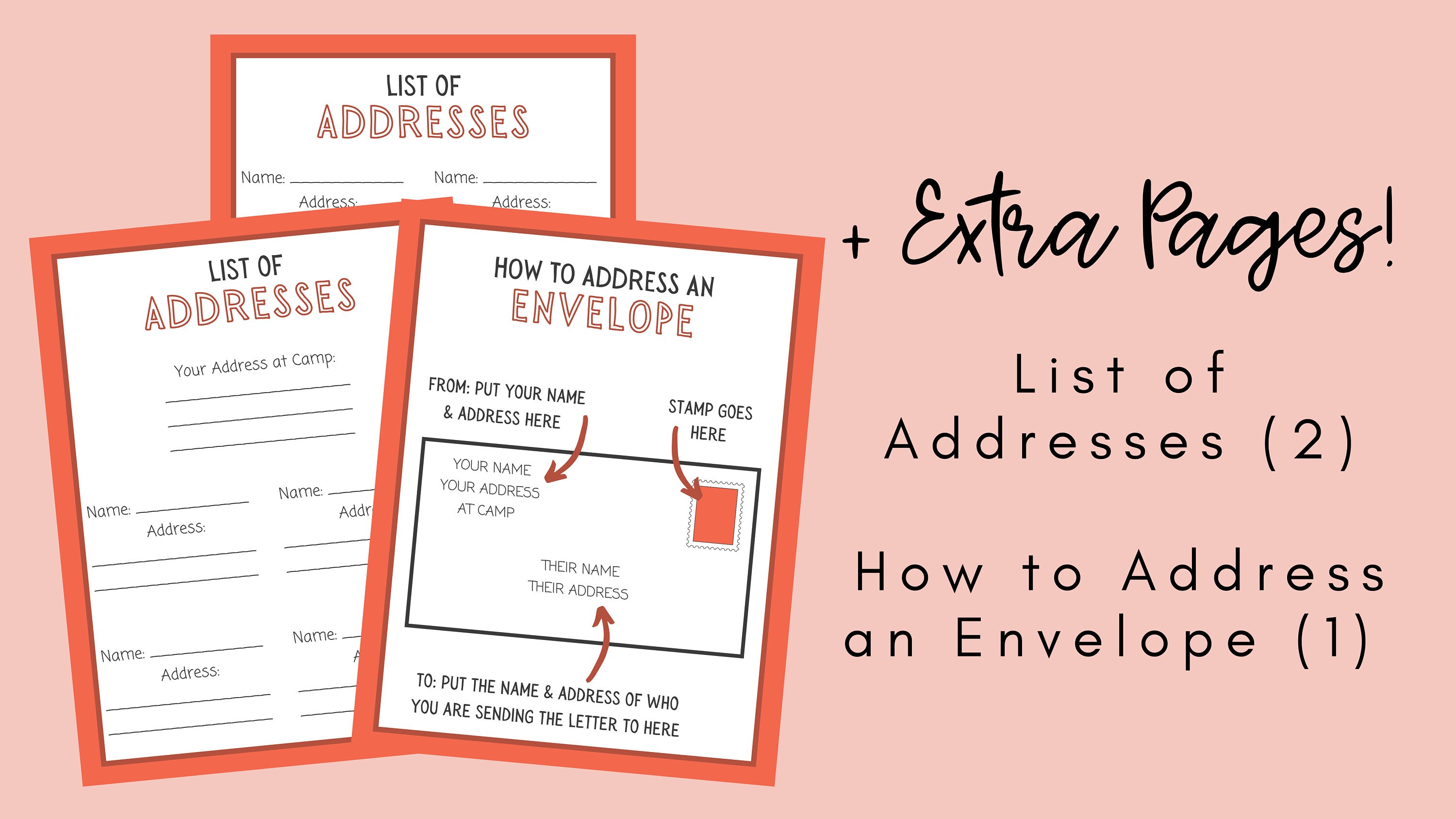 Letter From Camp, Football, Camp Letters Fill in Blank, Summer Camp ...