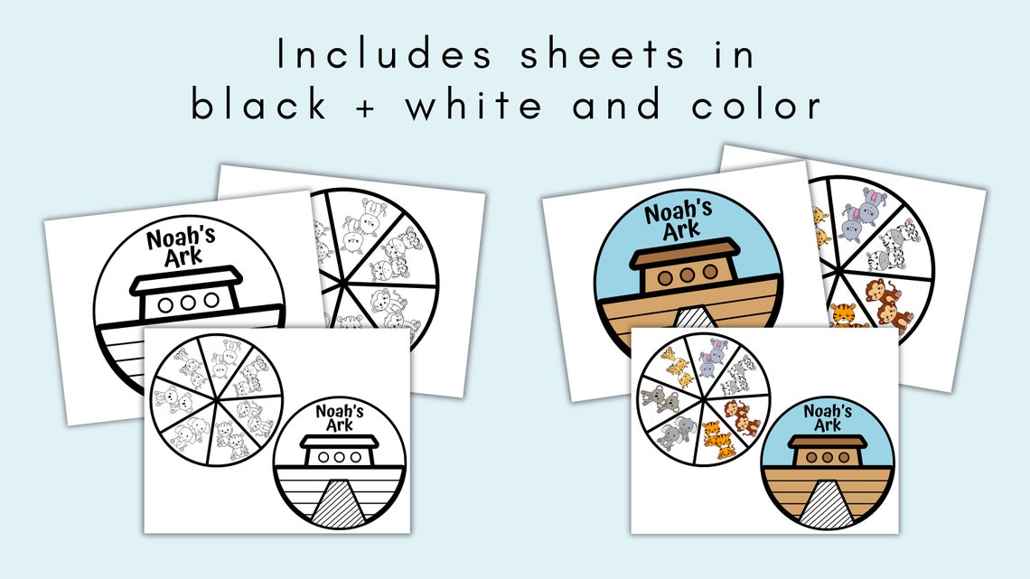 Noah's Ark Craft, Spinner Wheel Craft, Christian Crafts, Crafts for ...