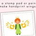 Angel Craft, Sunday School Craft Printable, Handprint Craft, Christian ...
