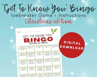 Get to Know You Bingo, Summer Activity, Icebreaker Game, Icebreaker ...
