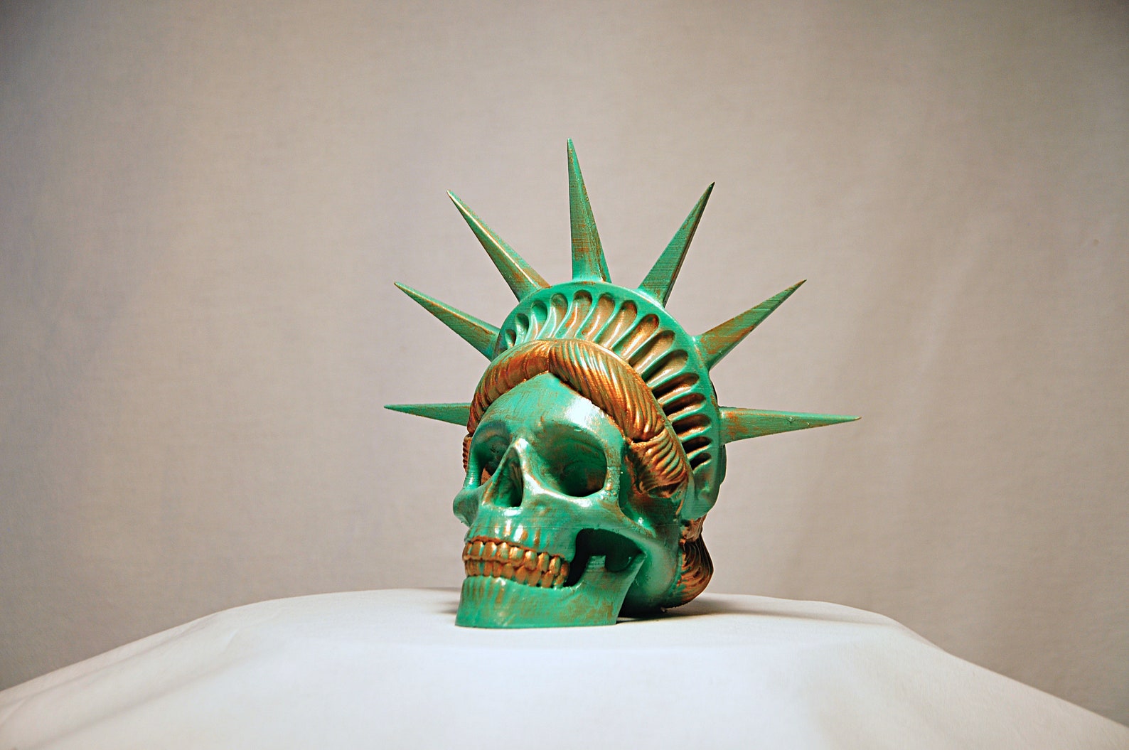 Liberty Skull 3d Print - Etsy