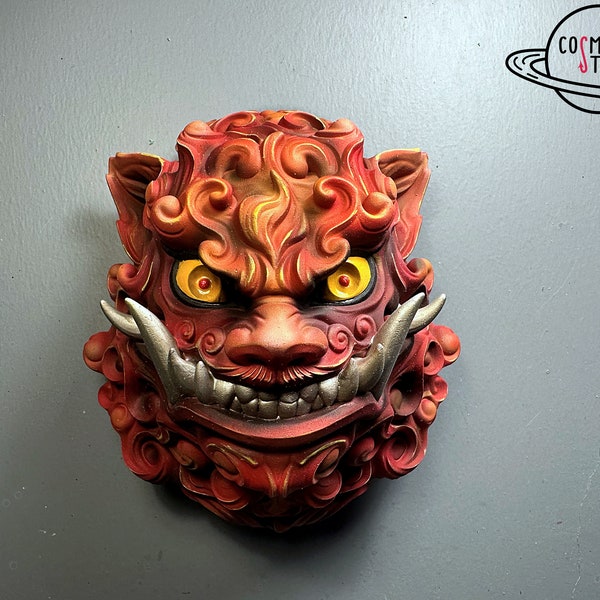 Oni Mask - Etsy