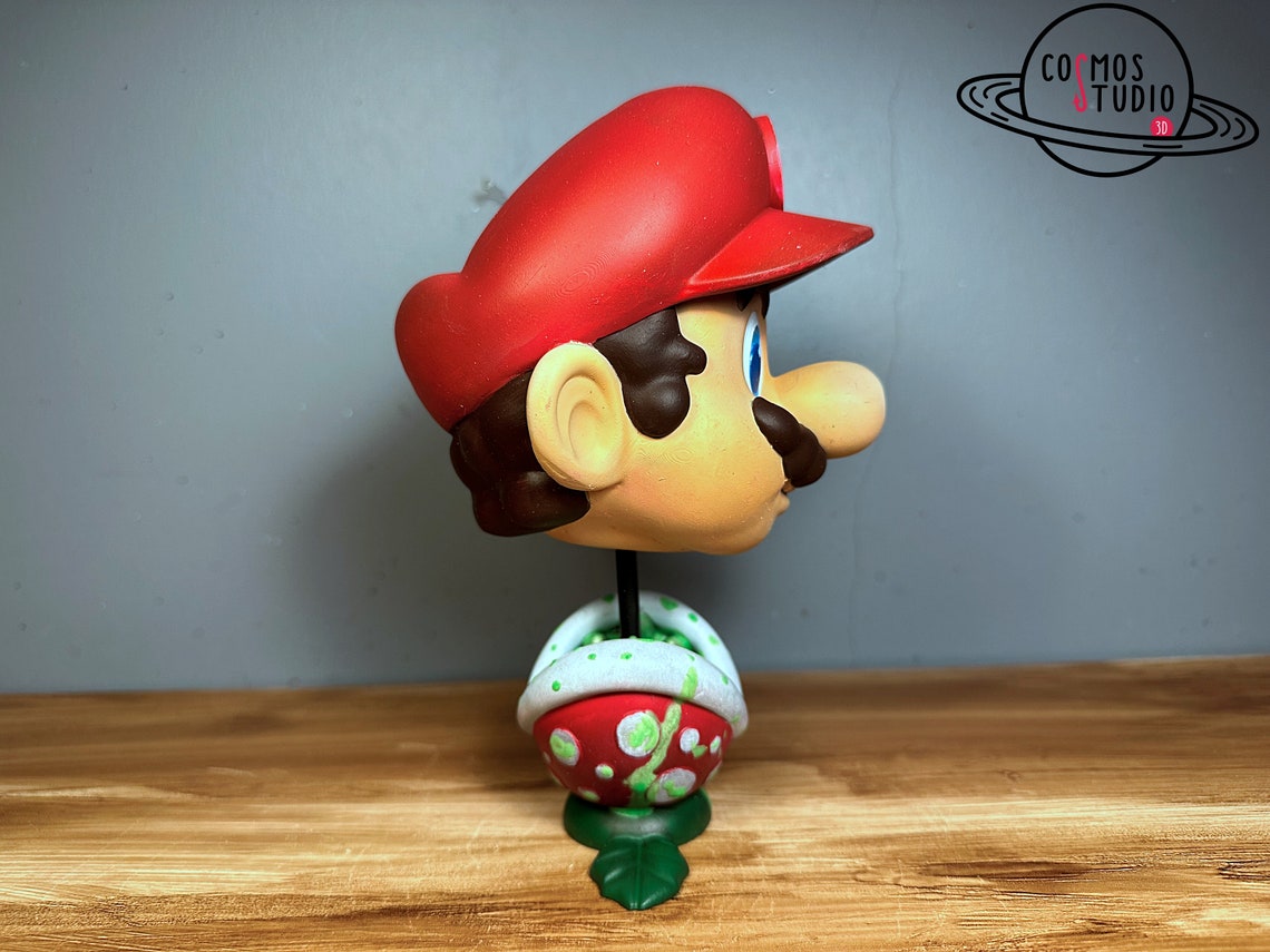 Zombie Mario Tabletop Figure Super Mario Bros Figure - Etsy
