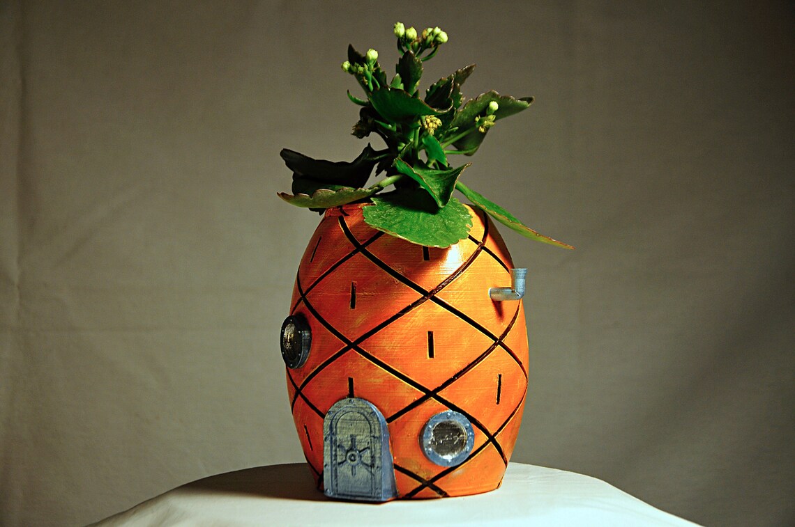 Spongebob House Planter - Etsy