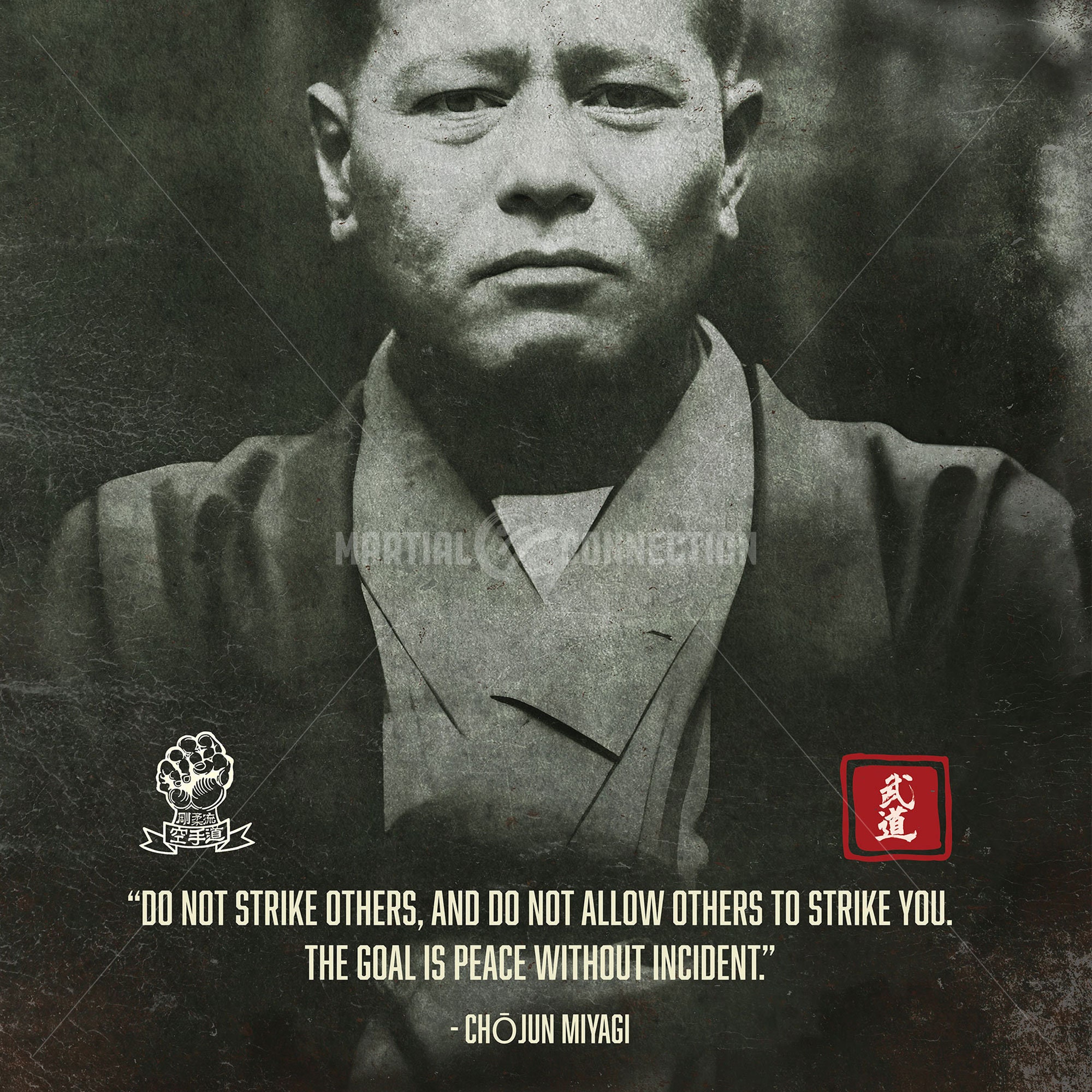 Chojun Miyagi Poster - Karate Poster - Goju-ryu - Art Poster - Sensei ...