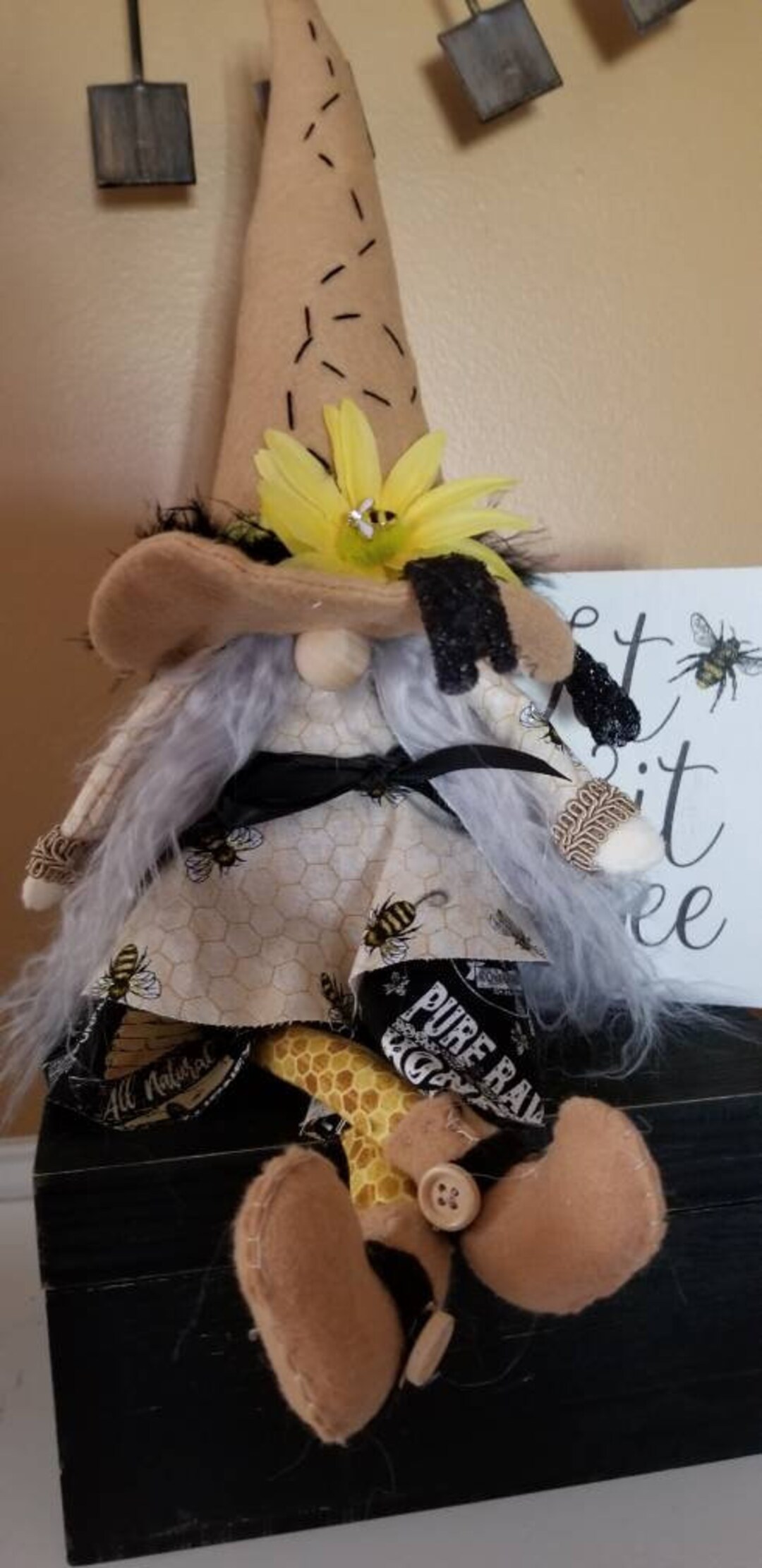 Honey Bee Gnome, Summer Gnome, Honey Bees, Honey Comb. - Etsy