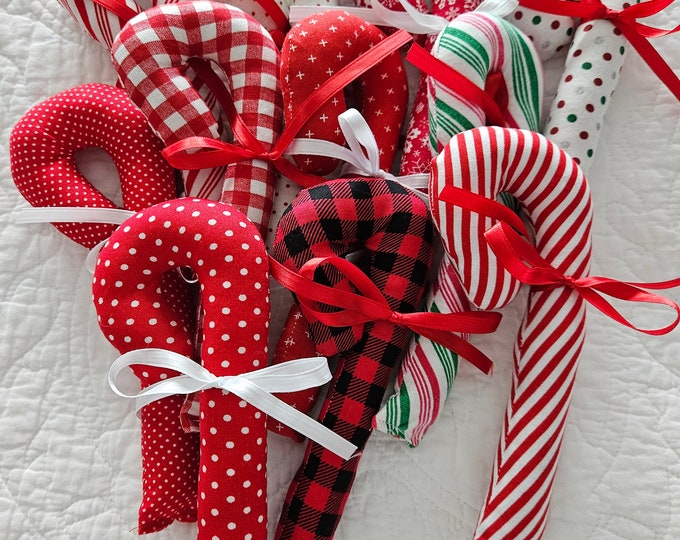 Primitive Candy Cane Farmhouse Christmas Decor - Etsy