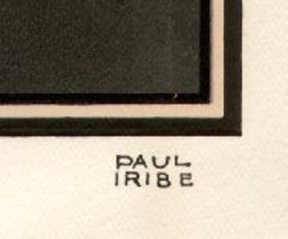 PAUL IRIBE 1931 original French Lithograph Good Condition not ...