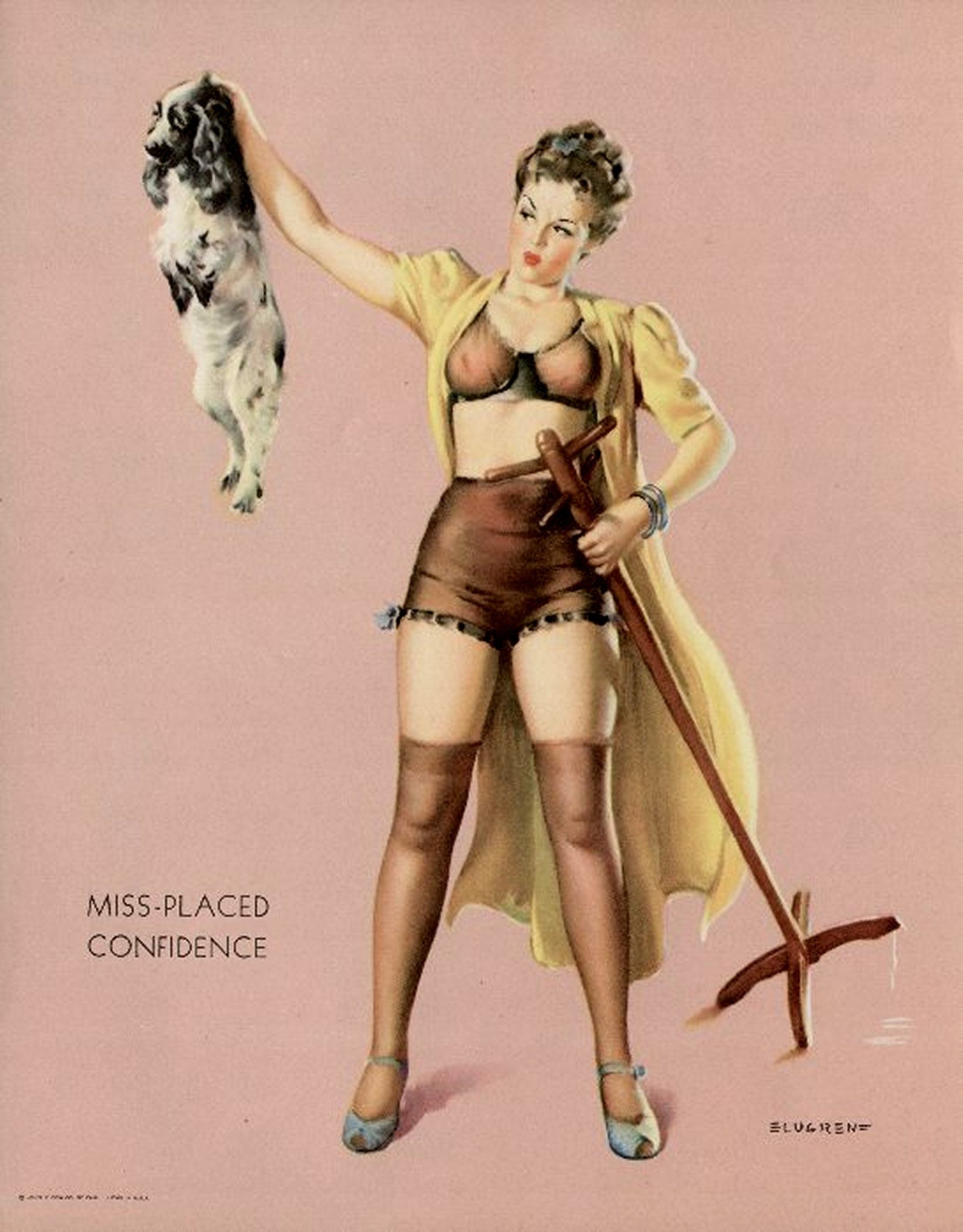 GIL ELVGREN Pin up Genuine 1940s American NOT Reproduction - Etsy
