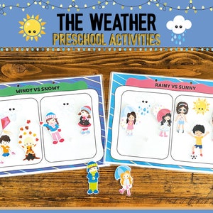 Weather Toddler Activities, Weather Busy Bider, Toddler Busy Book ...