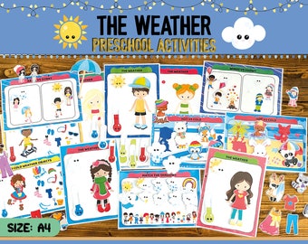 Preschool Weather Themed Movement Based Yoga Activity Bundle - Etsy