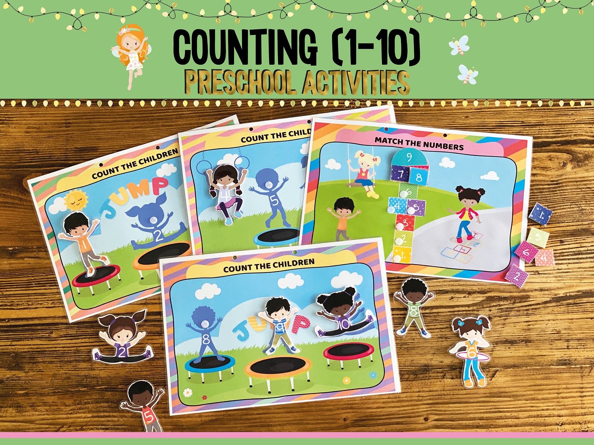 Numbers 1-10 Printable, Toddler Learning Binder, Toddler Busy Book ...