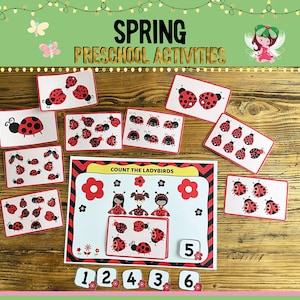 Toddler Busy Book, Printable Toddler Busy Book, Spring Toddler Busy ...