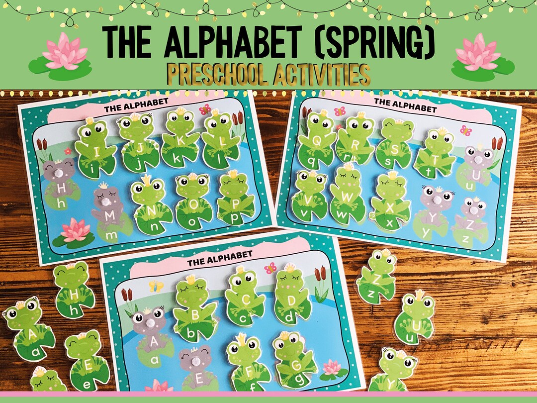 The Alphabet Printable, Toddler Busy Book, Spring Binder Printable ...