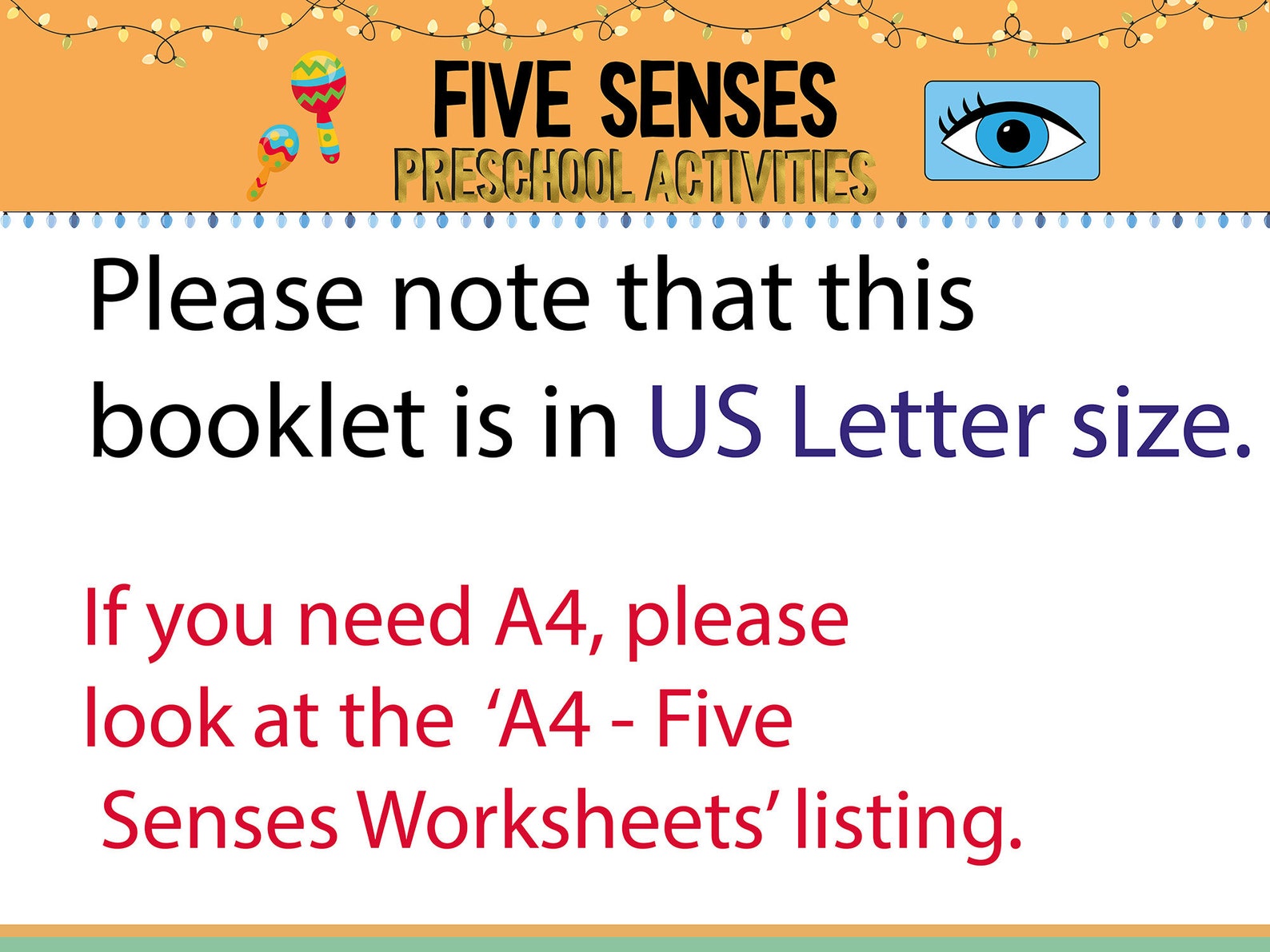 Five Senses Sorting Activity, Preschool Worksheets, Toddler Busy Book ...