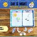Day and Night Preschool Toddler Activities, Busy Binder,homeschool ...