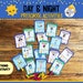 Day and Night Preschool Toddler Activities, Busy Binder,homeschool ...