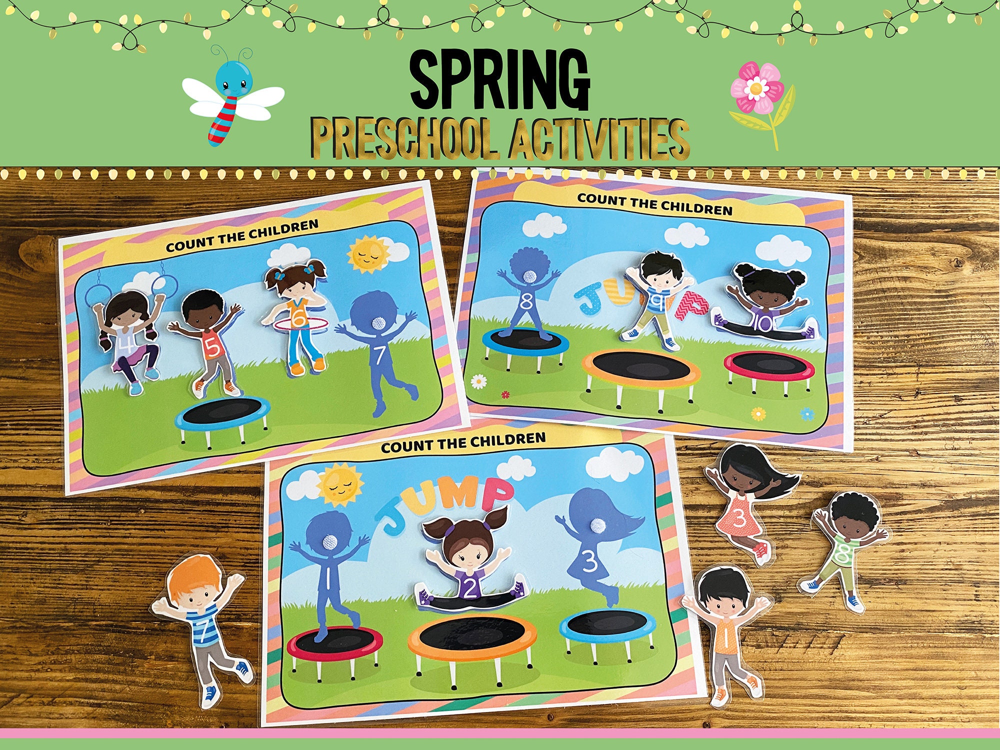 Toddler Busy Book Printable Toddler Busy Book Spring Toddler - Etsy