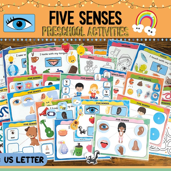 Five Senses Preschool - Etsy