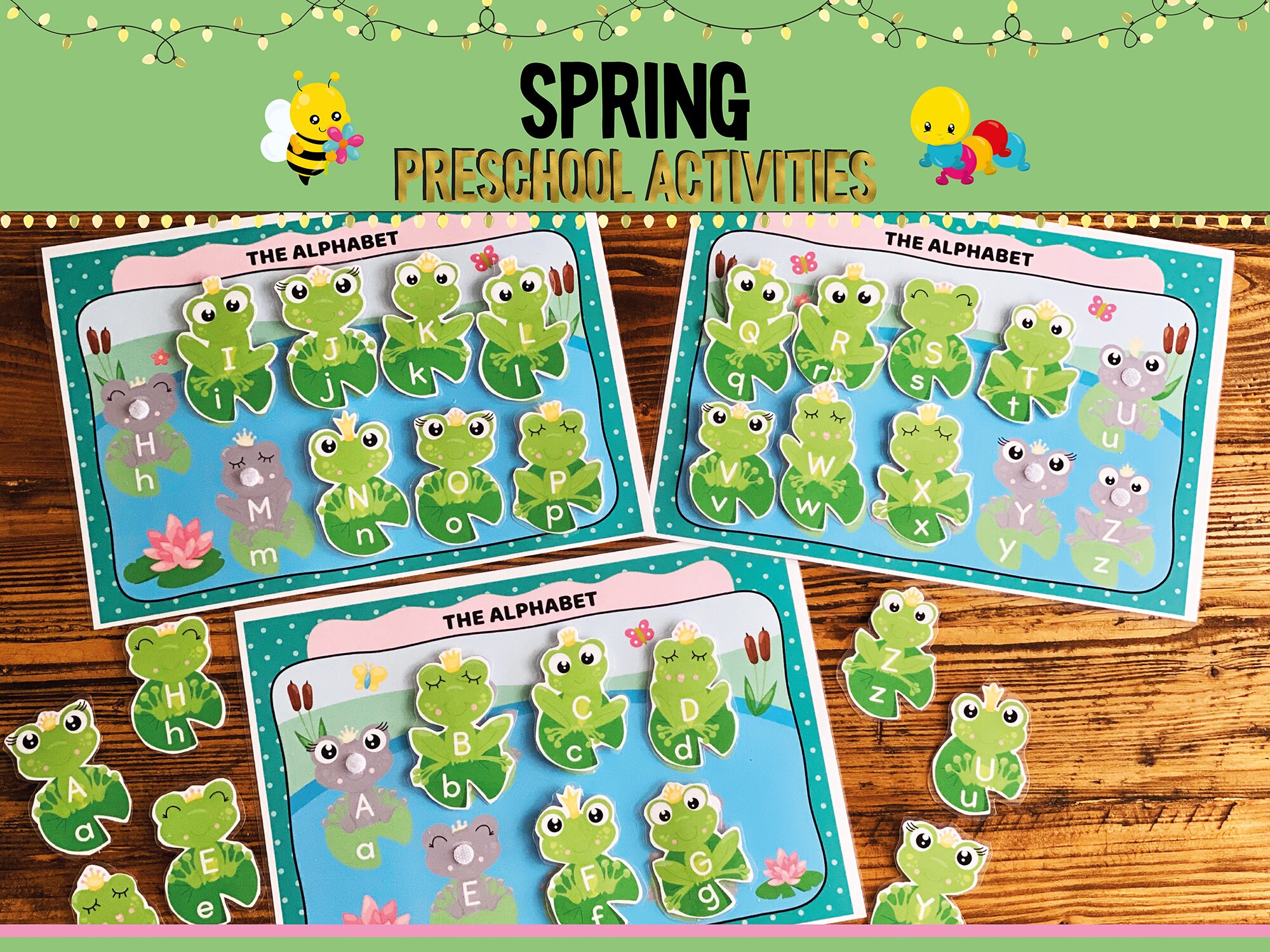 Toddler Busy Book Printable Toddler Busy Book Spring Toddler - Etsy