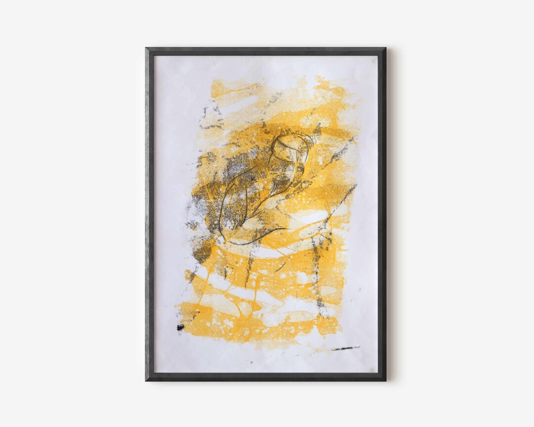 Original Figure Drawing Monoprint A2 Life Drawing Body Positive Body ...