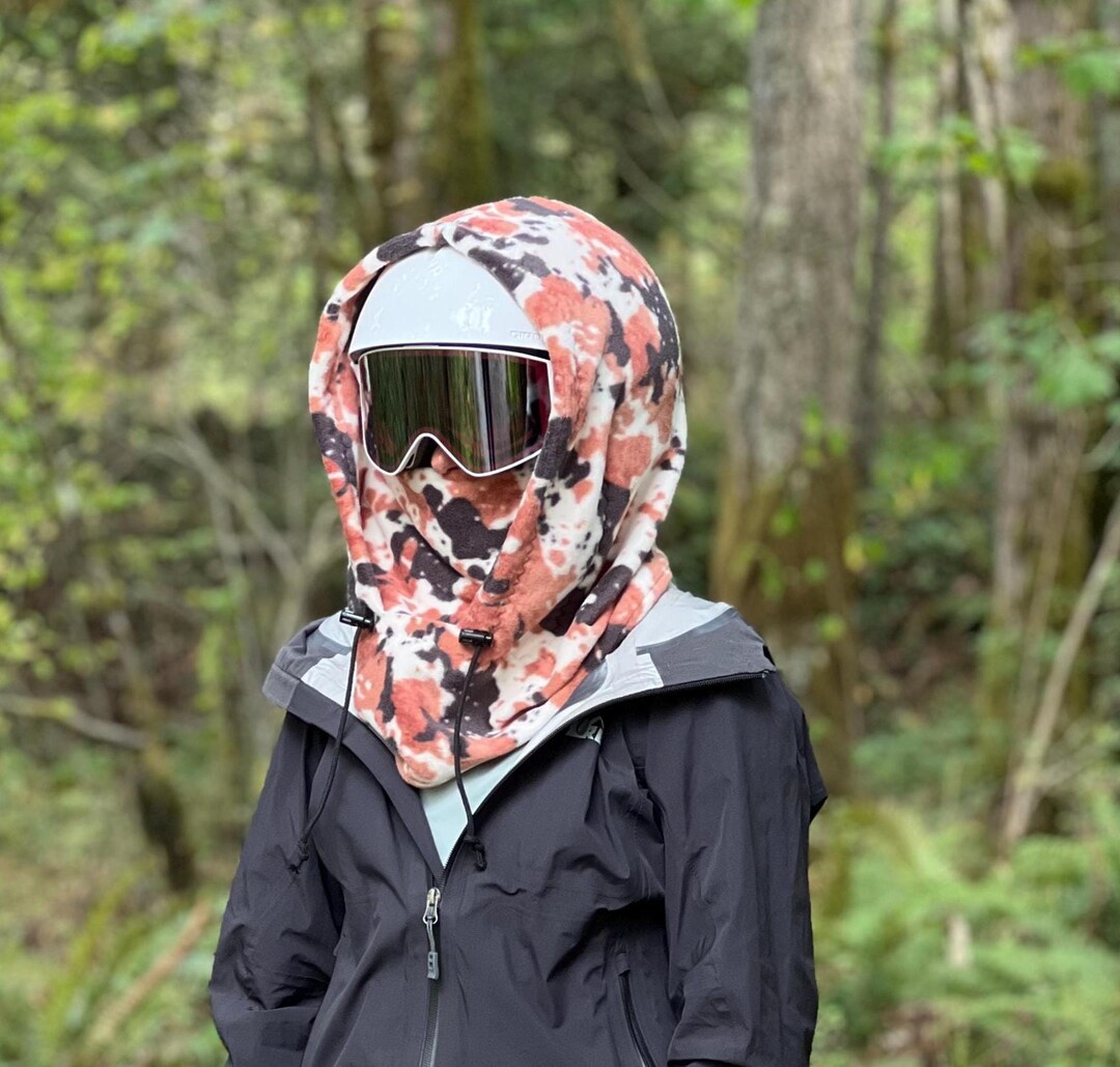 Desert Camo Fleece Ski Hood: Balaclava, Ski Mask, Winter Hat, Snowboard ...