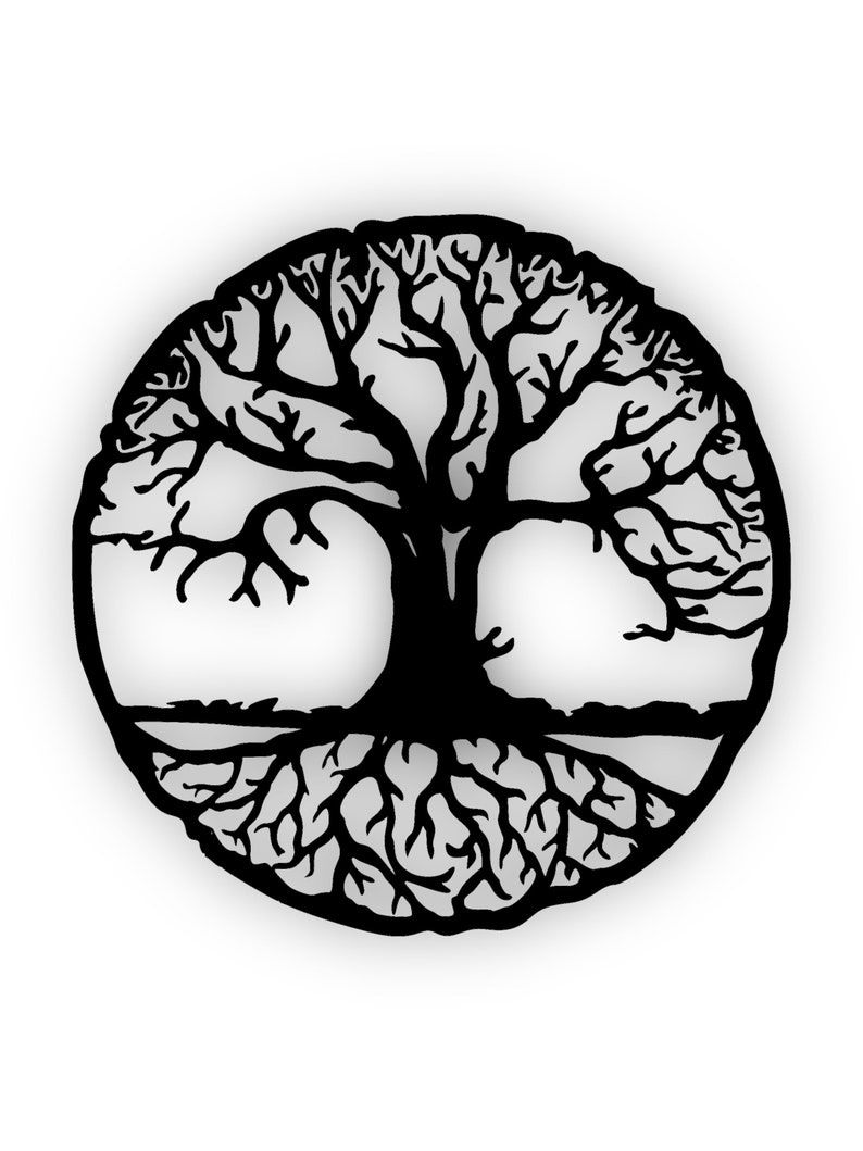 Laser Cut Tree of Life Sppiritual Art Vector Files Dxf and Svg, Plasma ...