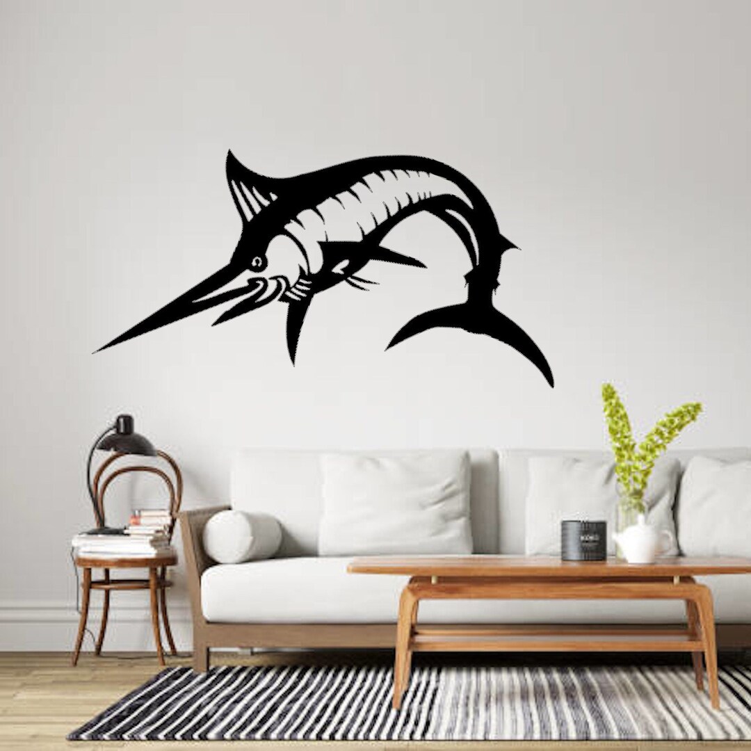CNC Cut Marlin Dxf and Svg Vector File for Laser and Plasma Cut - Etsy
