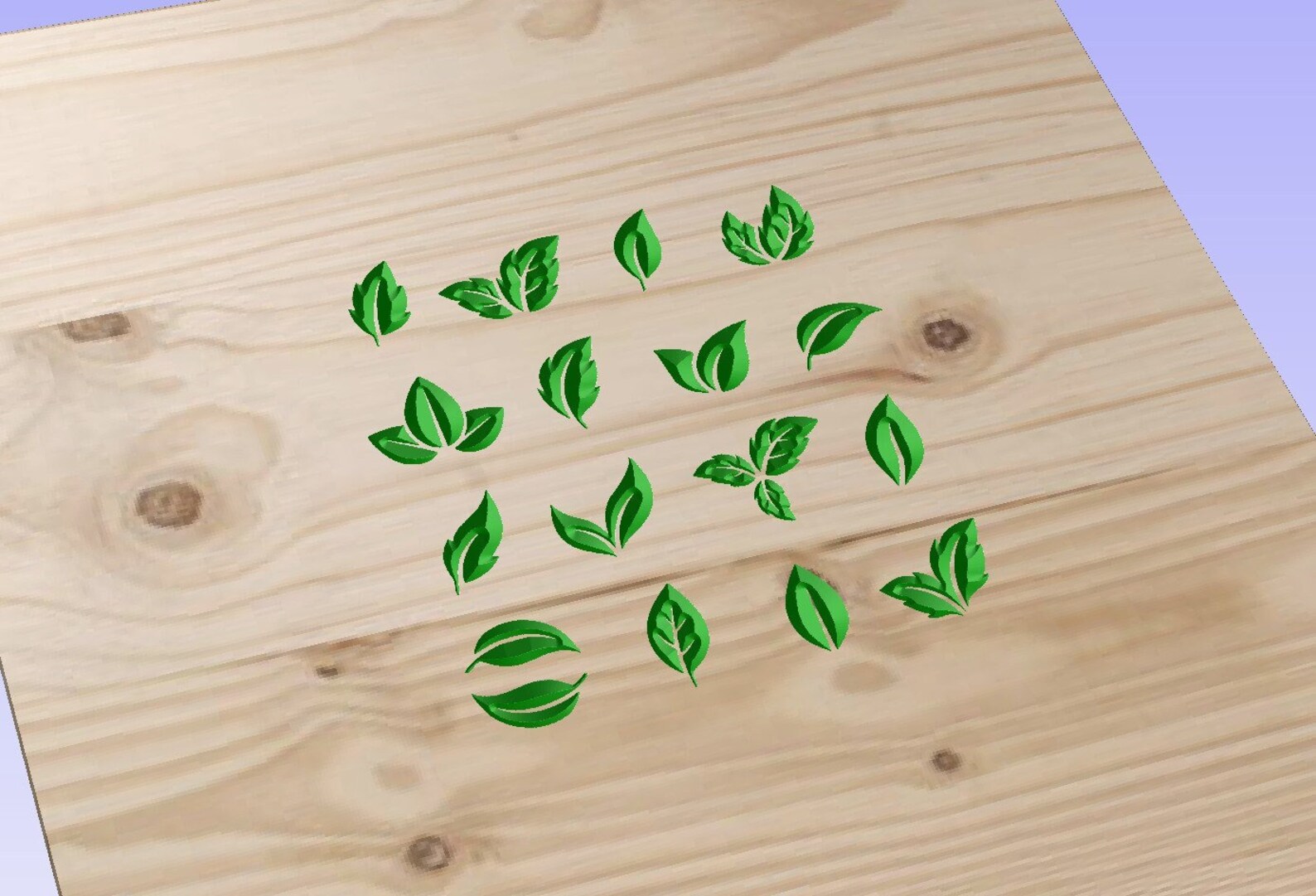 V-carve Leaf Dxf File for Cnc Engrave - Etsy