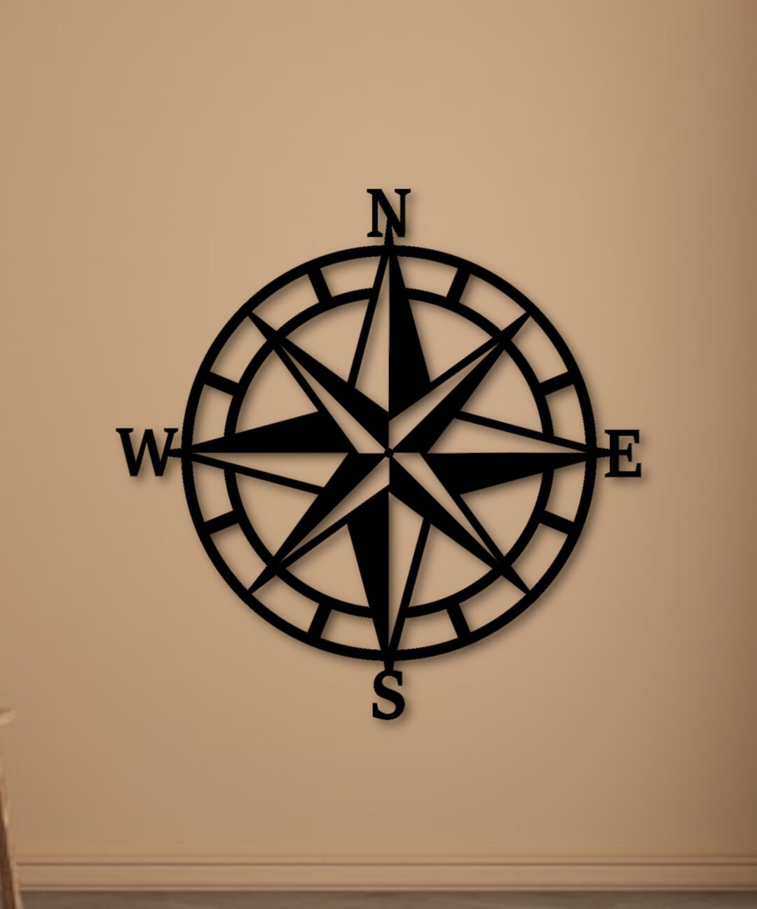 Laser Cut Nautical Compass Dxf and Svg File, Laser and Plasma Cut ...