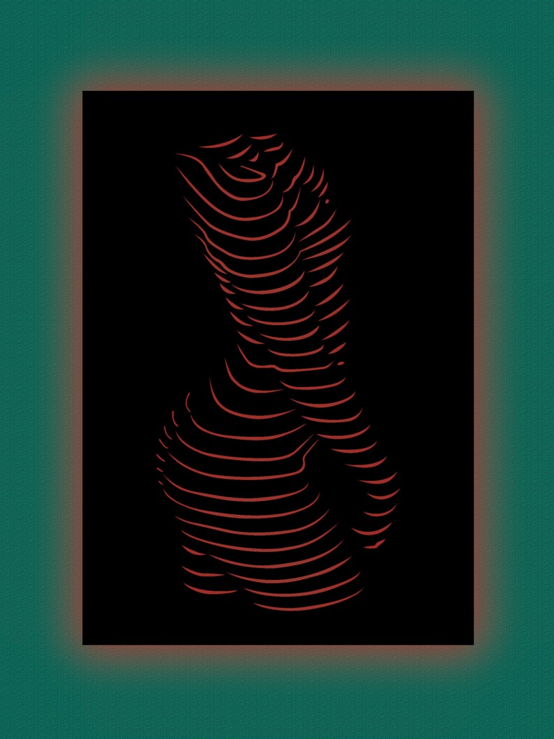 Laser Cut Women Body Wall Art Dxf and Svg Vector Files Plasma - Etsy