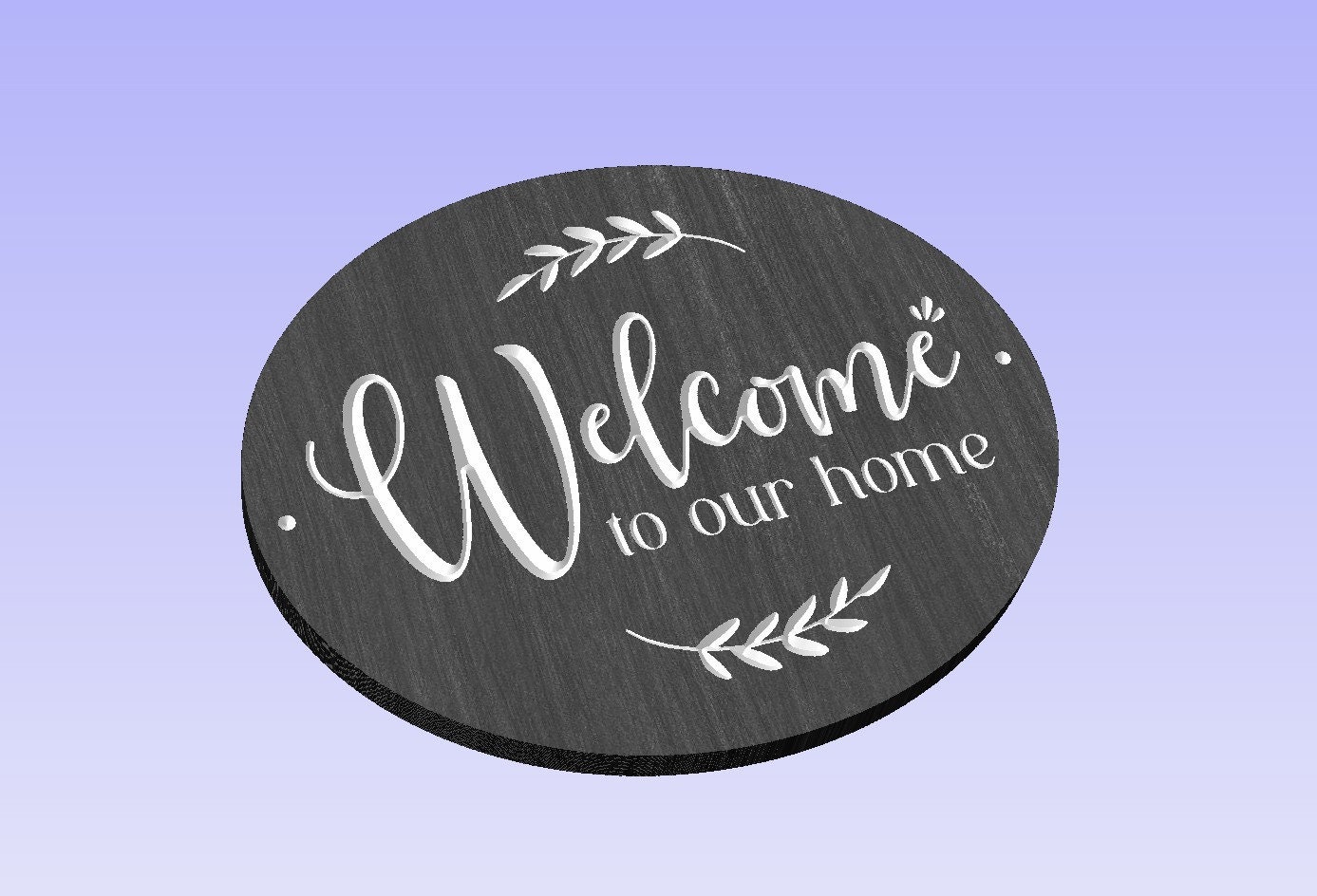 Welcome Sign Dxf and Svg Vector Files for Cnc Engraving V - Etsy