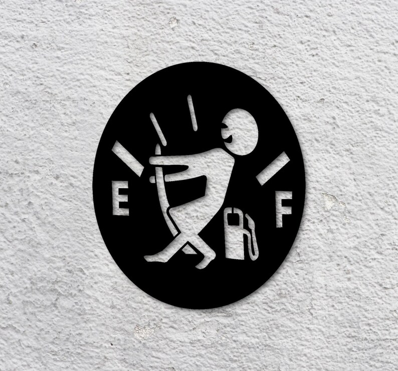 Laser Cut Gas Station Gasoline Sign Dxf and Svg Vector Files - Etsy