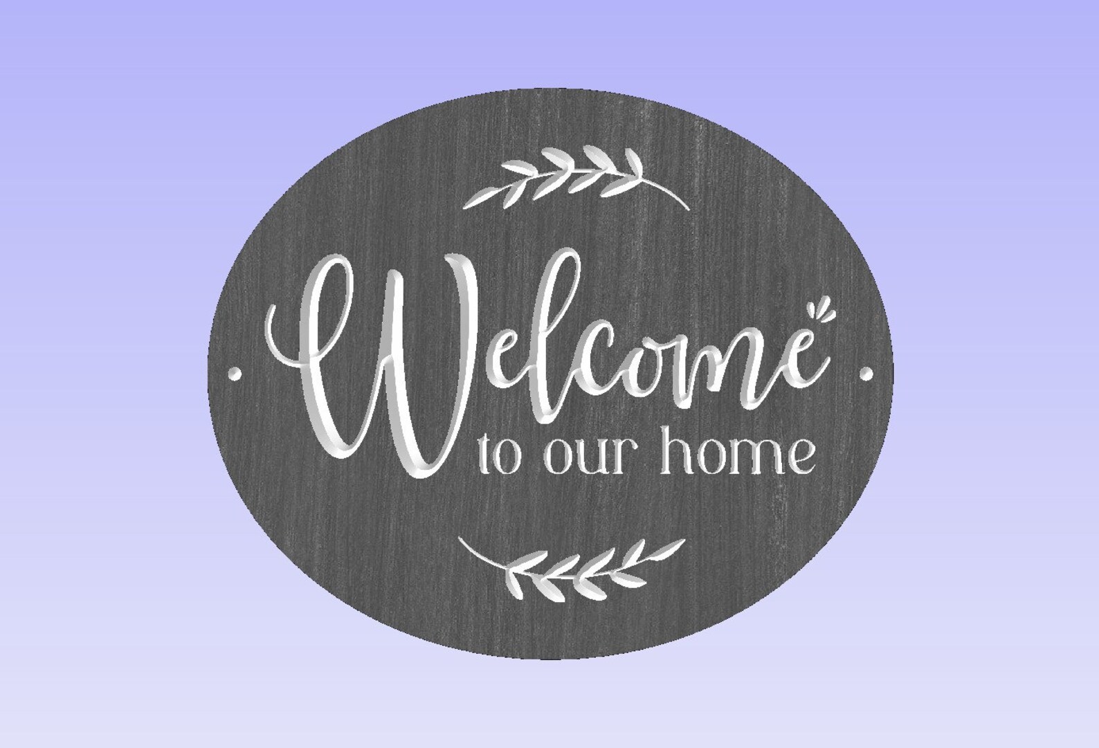 Welcome Sign Dxf and Svg Vector Files for Cnc Engraving V - Etsy