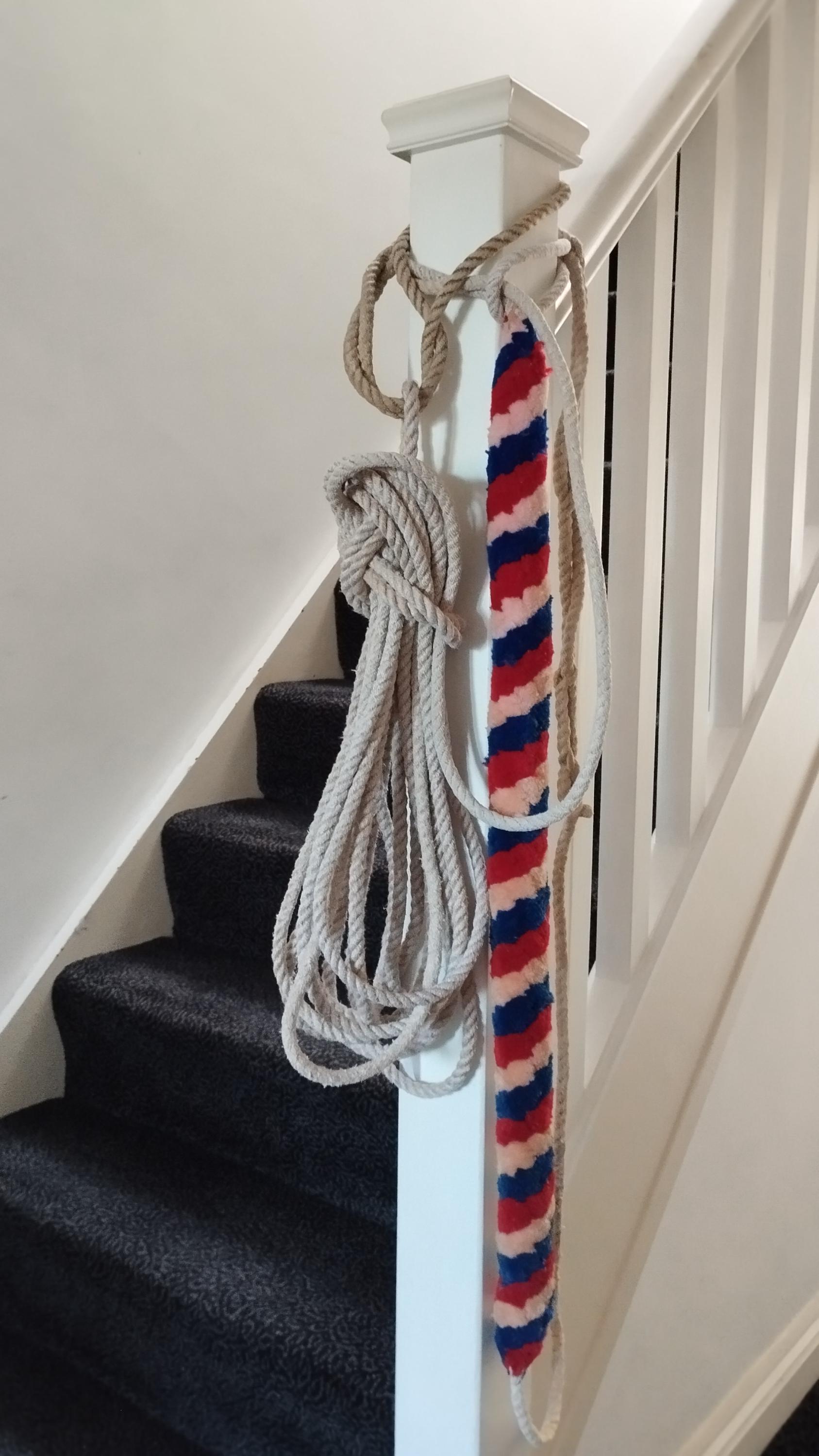 Red White Blue Striped Sally Rope Bell Pull - Etsy