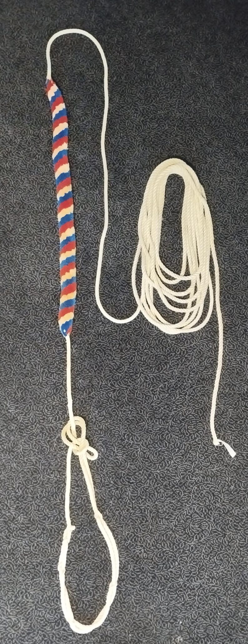 Red White Blue Striped Sally Rope Bell Pull - Etsy