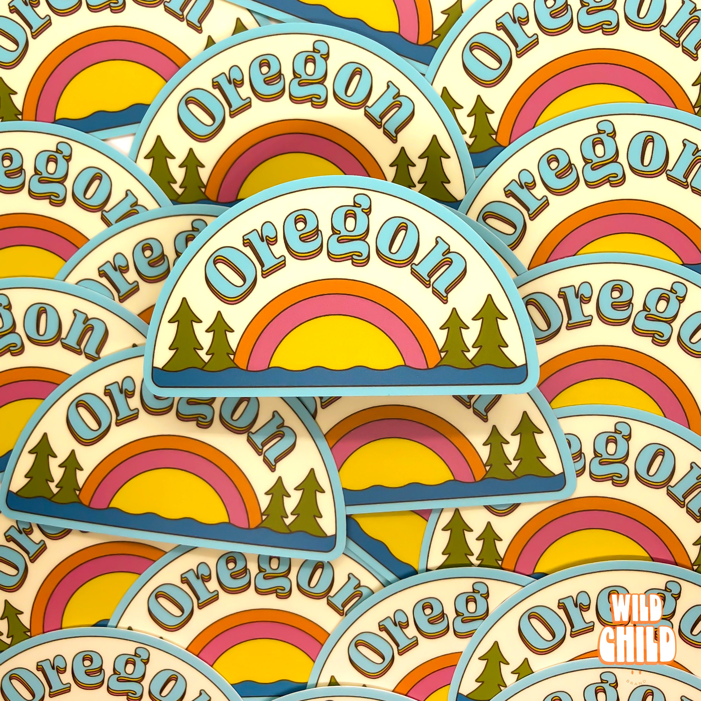 Retro Oregon Sticker Eugene Portland Corvallis PDX | Etsy