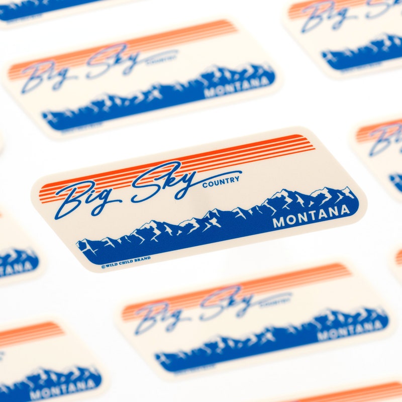 Montana Sticker - Etsy