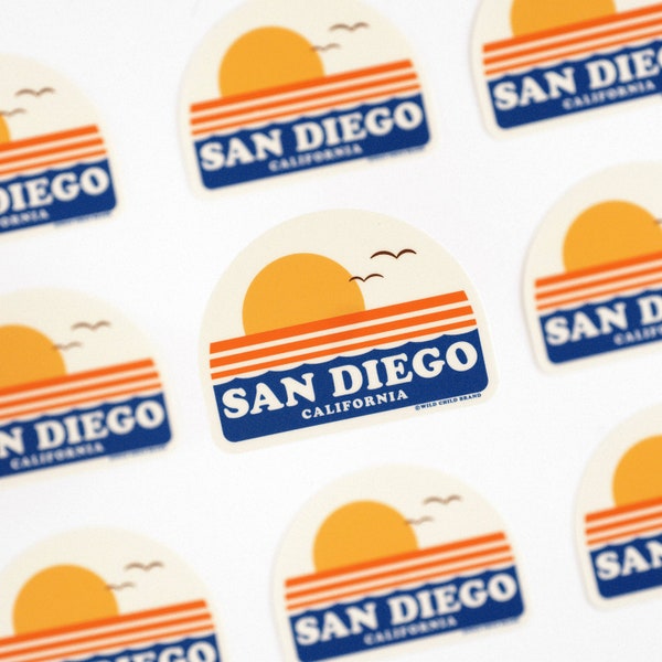 San Diego Sticker - Etsy