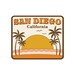 San Diego California Beach Sticker Southern California - Etsy