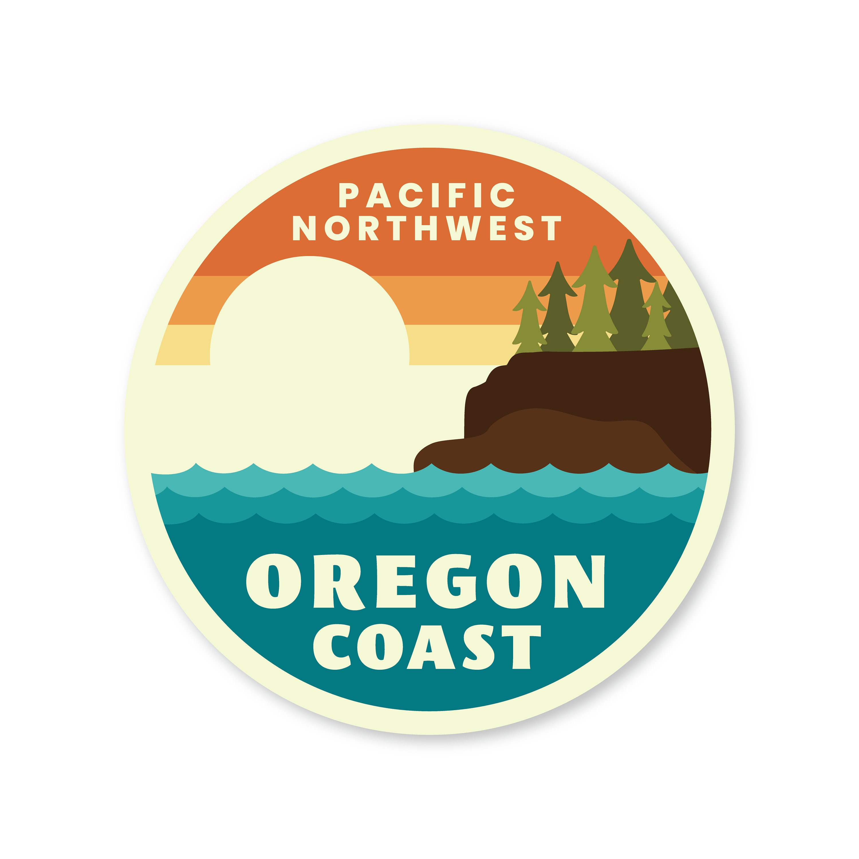 Oregon Coast Sticker Pacific Northwest The People's | Etsy